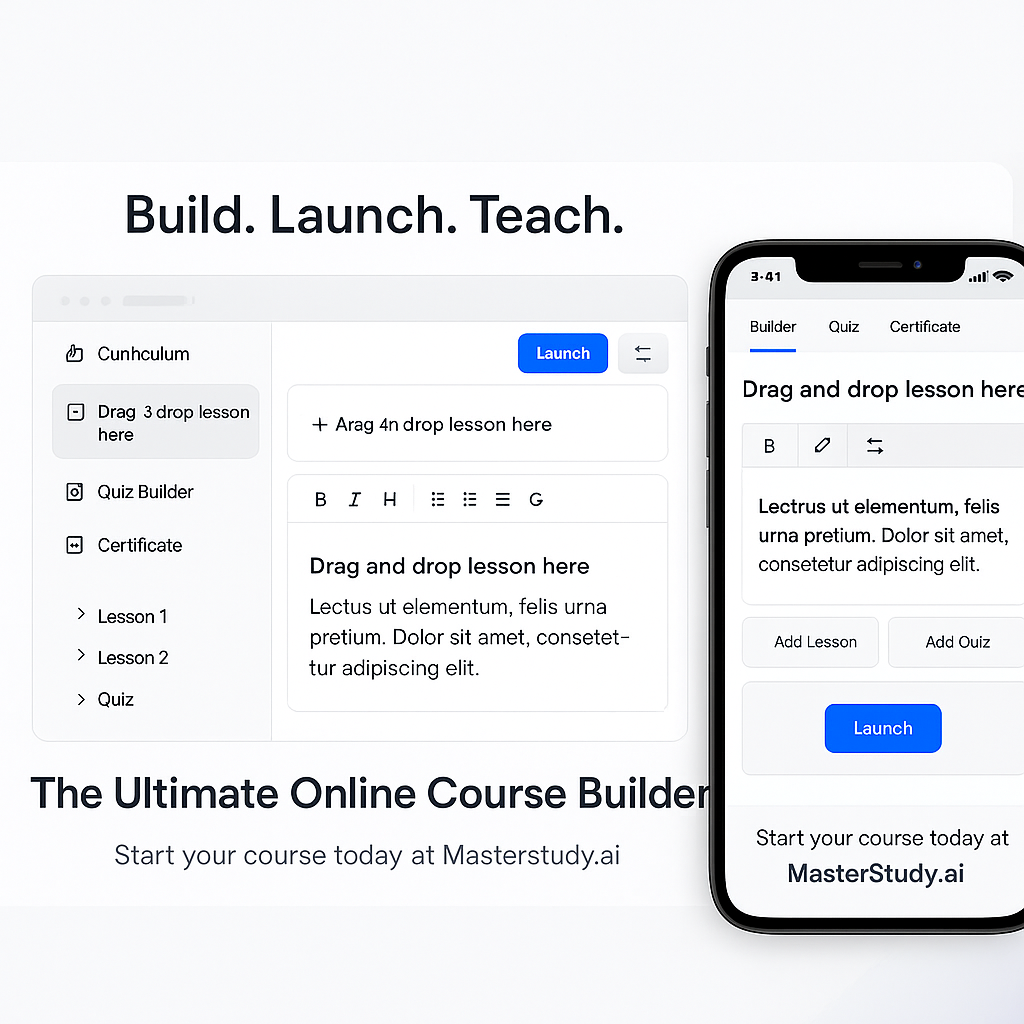 Master Study LMS Plugin: The Ultimate e-Learning Solution for Schools